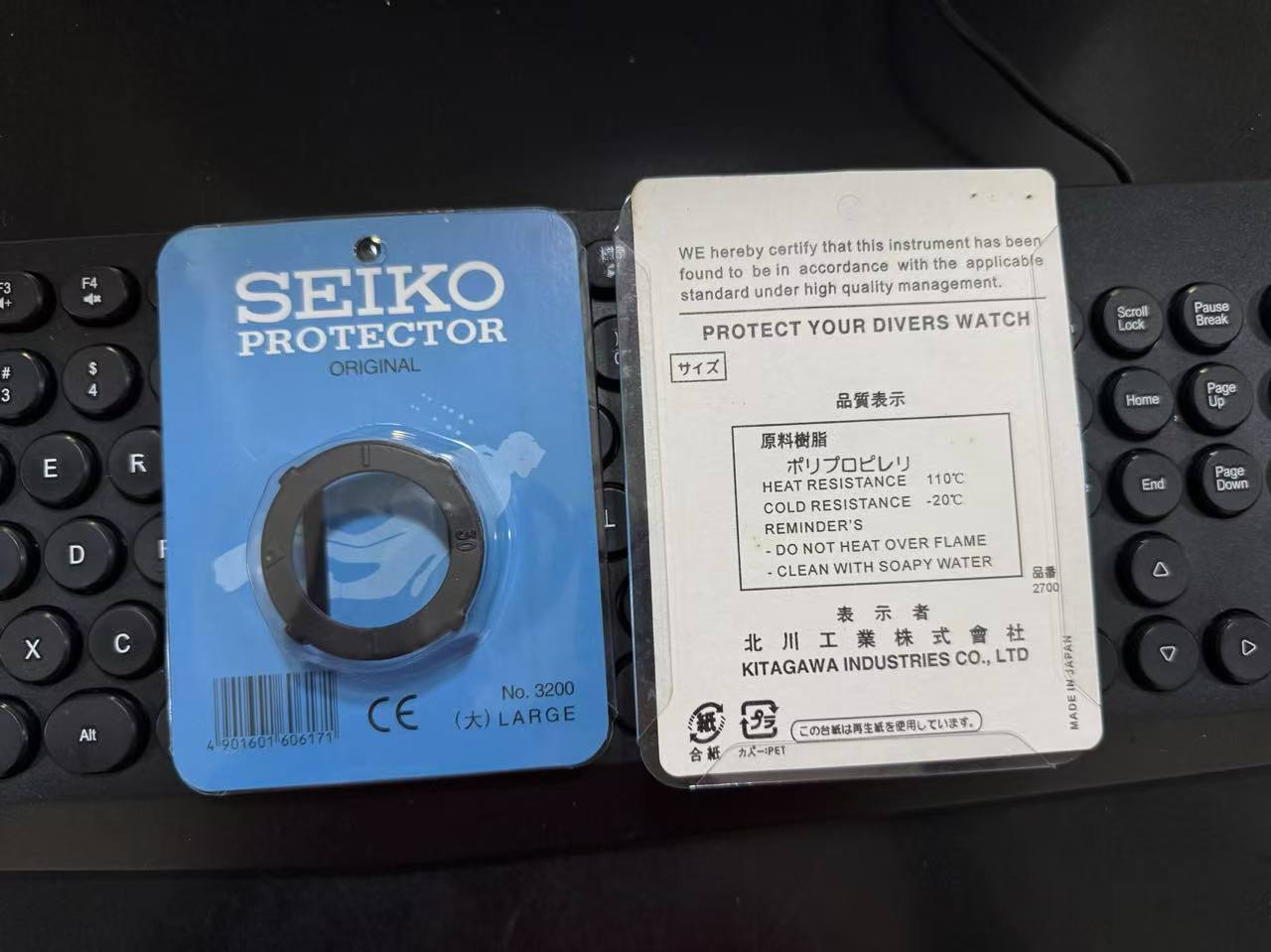 Large Black Original Seiko Watch Diver fit for 7S26 DIVERS , 7002 ...