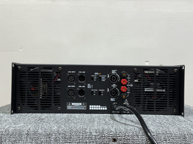 PADON CA68 Professional amplifier, two channels, 1800W*2 high-power 8 ohms, audio amplifier ...