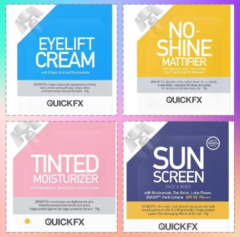 Quickfx Pimple Eraser Tinted Moisturizer/Sunscreen Cream 10g | Shopee ...