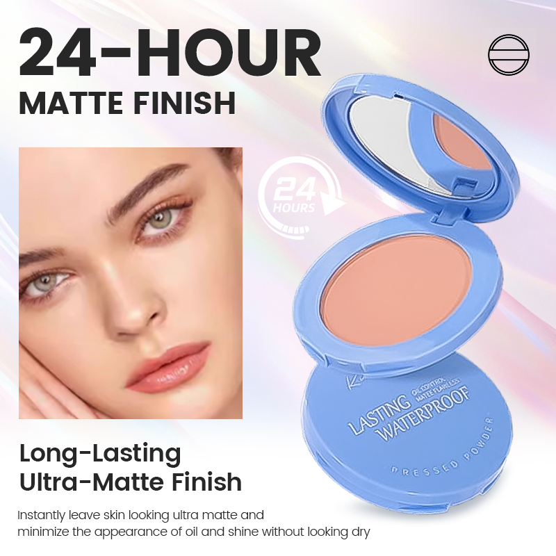 【BUY 1 TAKE 2】Face Powder Lasting Waterproof Oil Control Matte Flawless ...