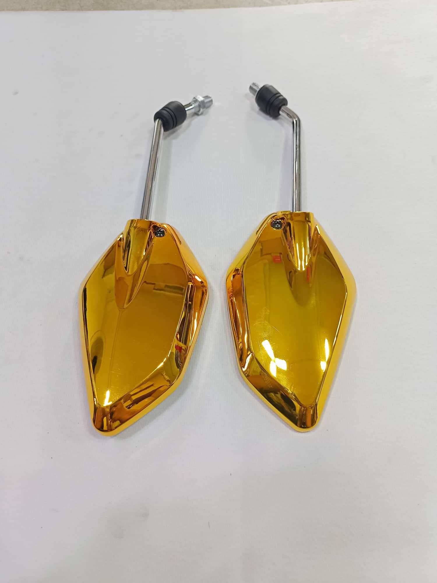 SKYGO Archer 110 - SIDE MIRROR Motorcycle COLOR GOLD LONG STEM STANDAR ...