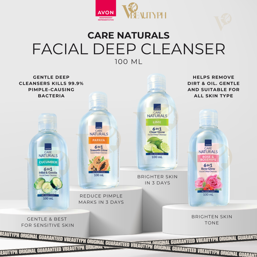 AVON Naturals Facial Deep Cleanser 100 mL HELPS REMOVE DIRT & OIL ...