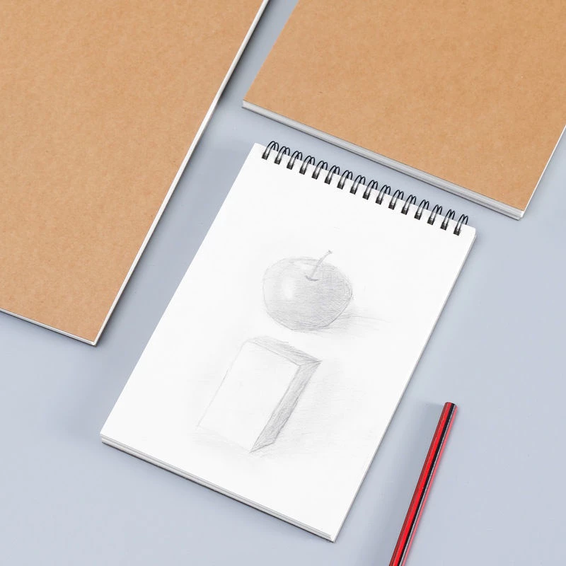 1/2Pcs Sketchbook drawing pad Thick Blank Kraft Sketch Pad drawing ...