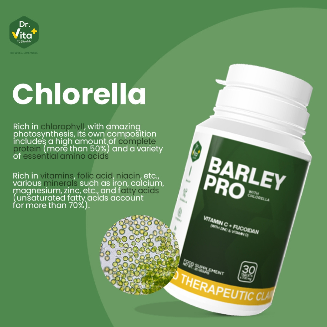 FDA Approved Dr Vita Barley Pro with Chlorella Barley Grass Health ...