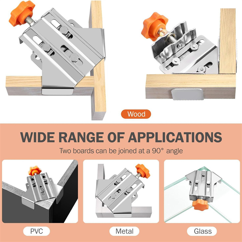 Multi-Purpose Stainless Steel 90° Woodworking Angle Clamps with ...
