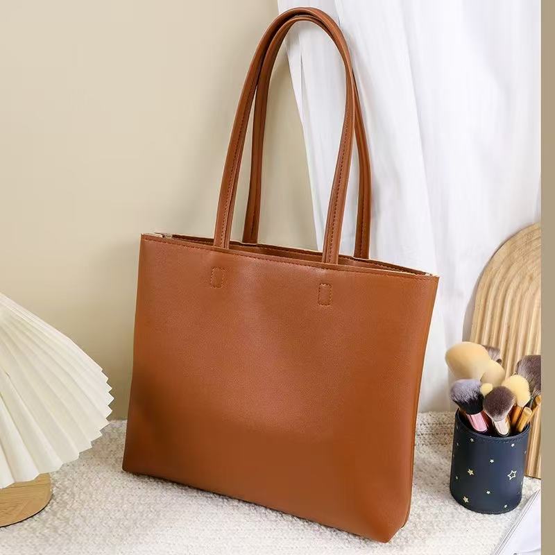 catherine bag#8810 women's leather shopping bag zipper shoulder bag ...