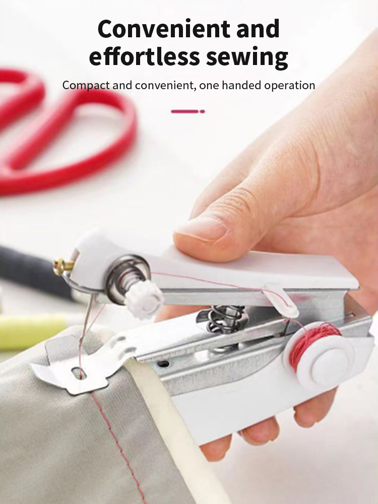 AIODIY Portable Mini Handheld Sewing Machine Household Manual Tool for ...