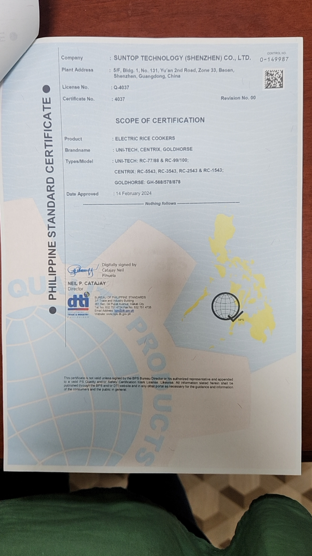 Centrix 1.8L Rice Cooker 10-Cups Stainless Steel Lid Aluminum liner Non ...