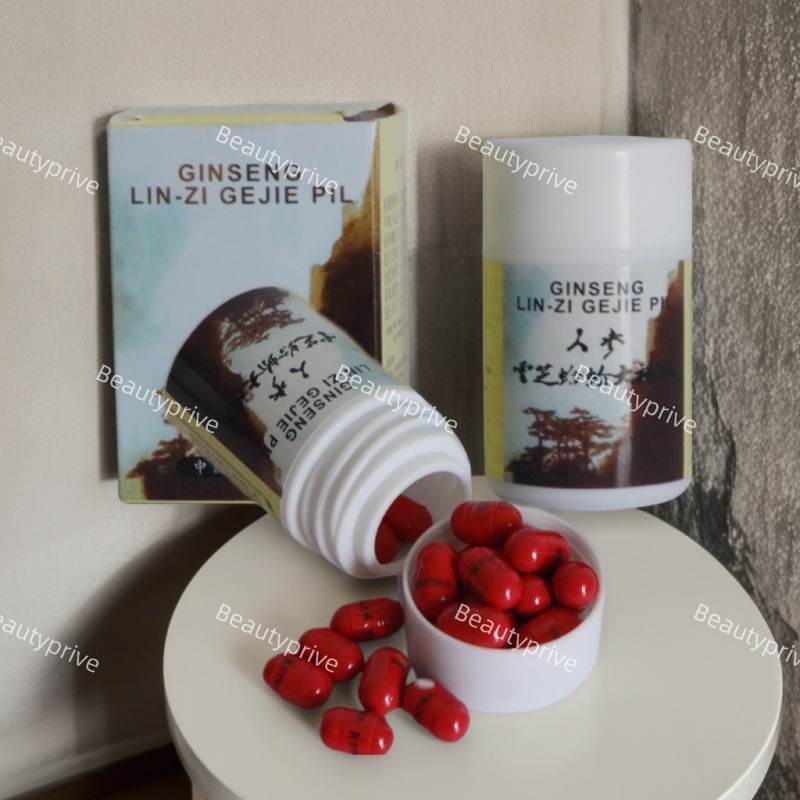 Beautyprive 30 pcs Ginseng Linzi Gejie Vitamins for Weight Gain - White ...