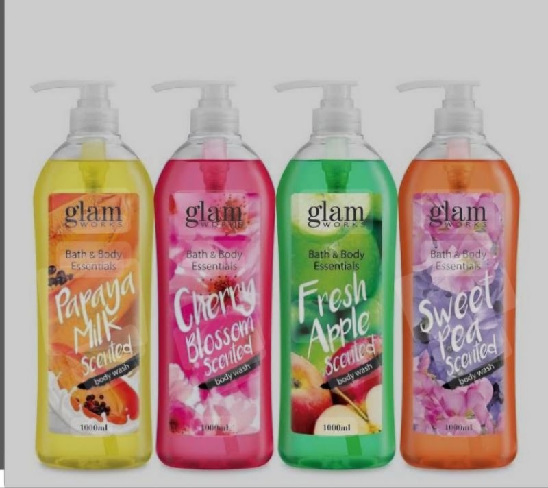 GlamWorks Bath & Body Essentials Body Wash 1L | Shopee Philippines