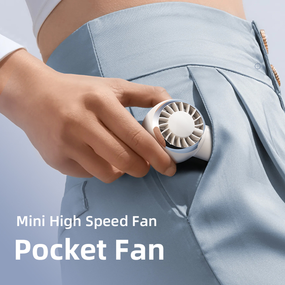 Portable Handheld Turbo Fan 100 Wind Speed Adjustable Mini Personal ...