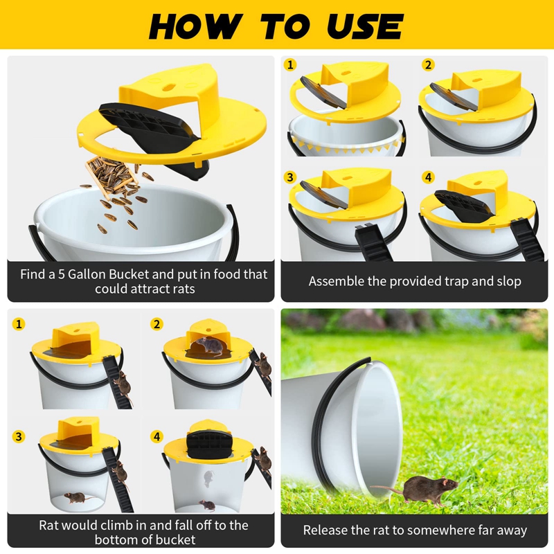 Heavy Duty Rat Trap For Big Mouse Rat Catching Artifact Reusable ...