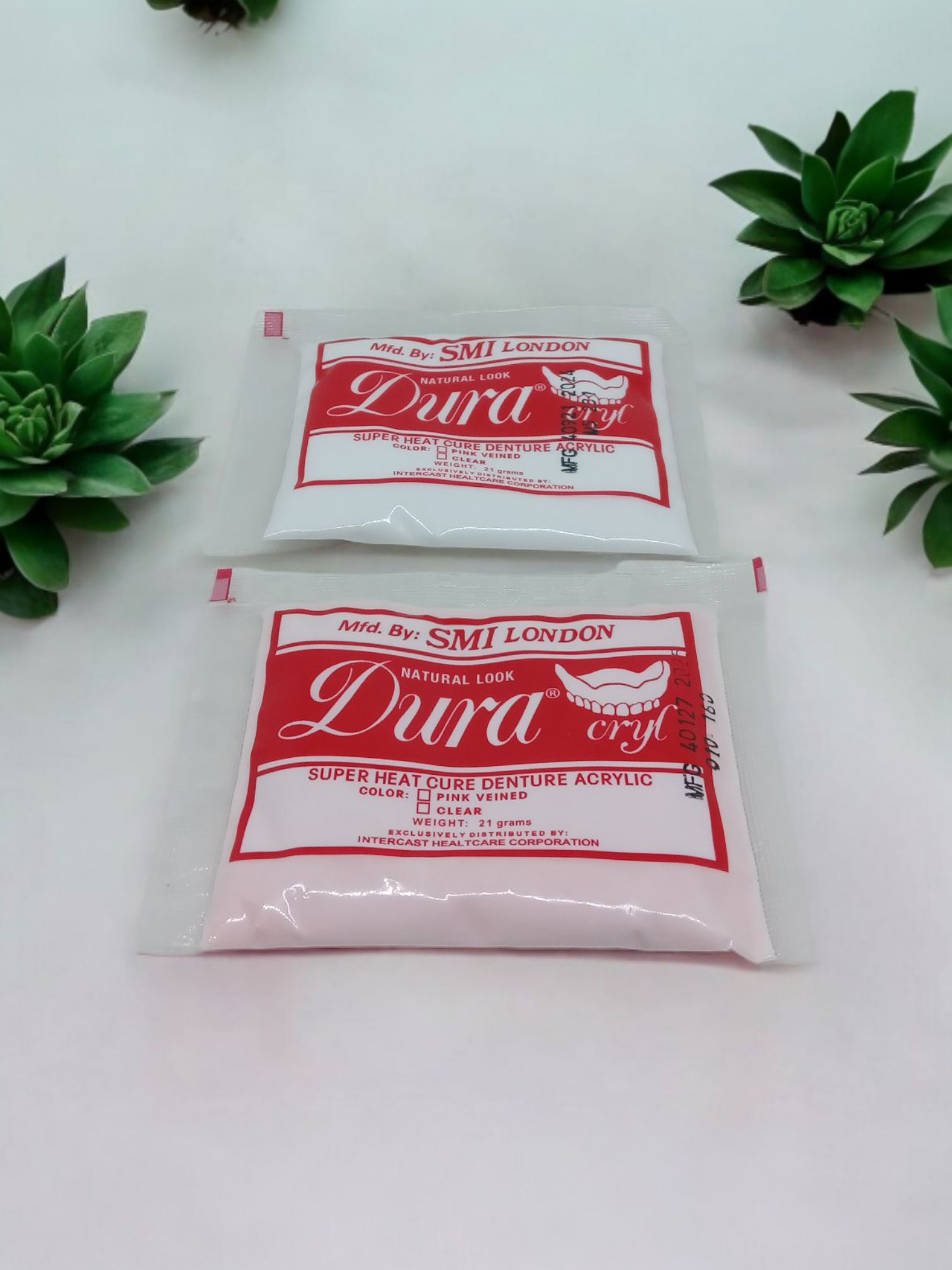 Duracryl (Heat Cure Base Powder Clear & Pink)21g | Shopee Philippines