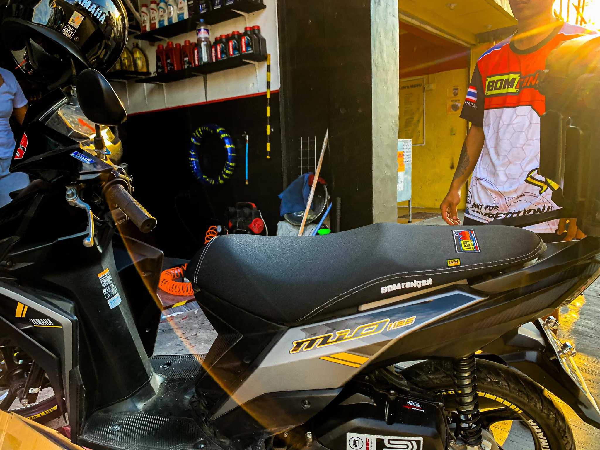 BOM RANGSIT Flatseat For NMAX/AEROX/MIO I 125/CLICK 160/RAIDER LIHA ...