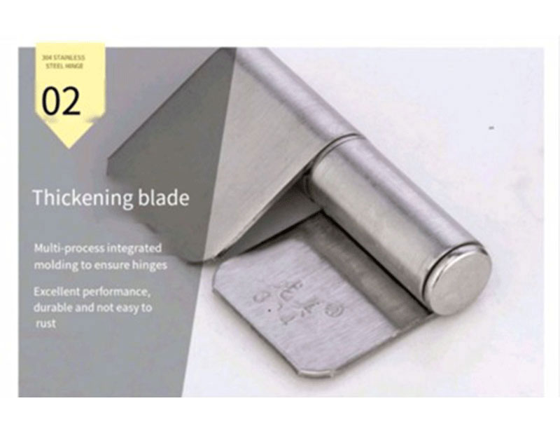 1pair/2pcs 304 Stainless Steel Wing Hinges Door Hinges Cylindrical ...