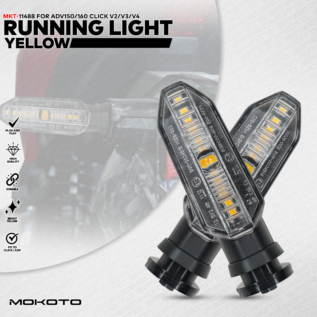 MOKOTO HONDA ADV 150/160 CLICK V2/V3/V4 RUNNING SIGNAL LIGHT AMBER ...