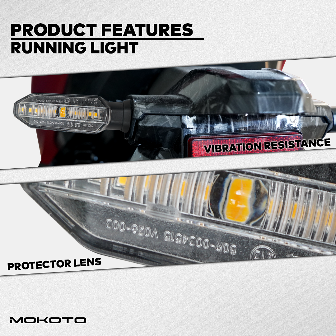 MOKOTO HONDA ADV 150/160 CLICK V2/V3/V4 RUNNING SIGNAL LIGHT AMBER ...