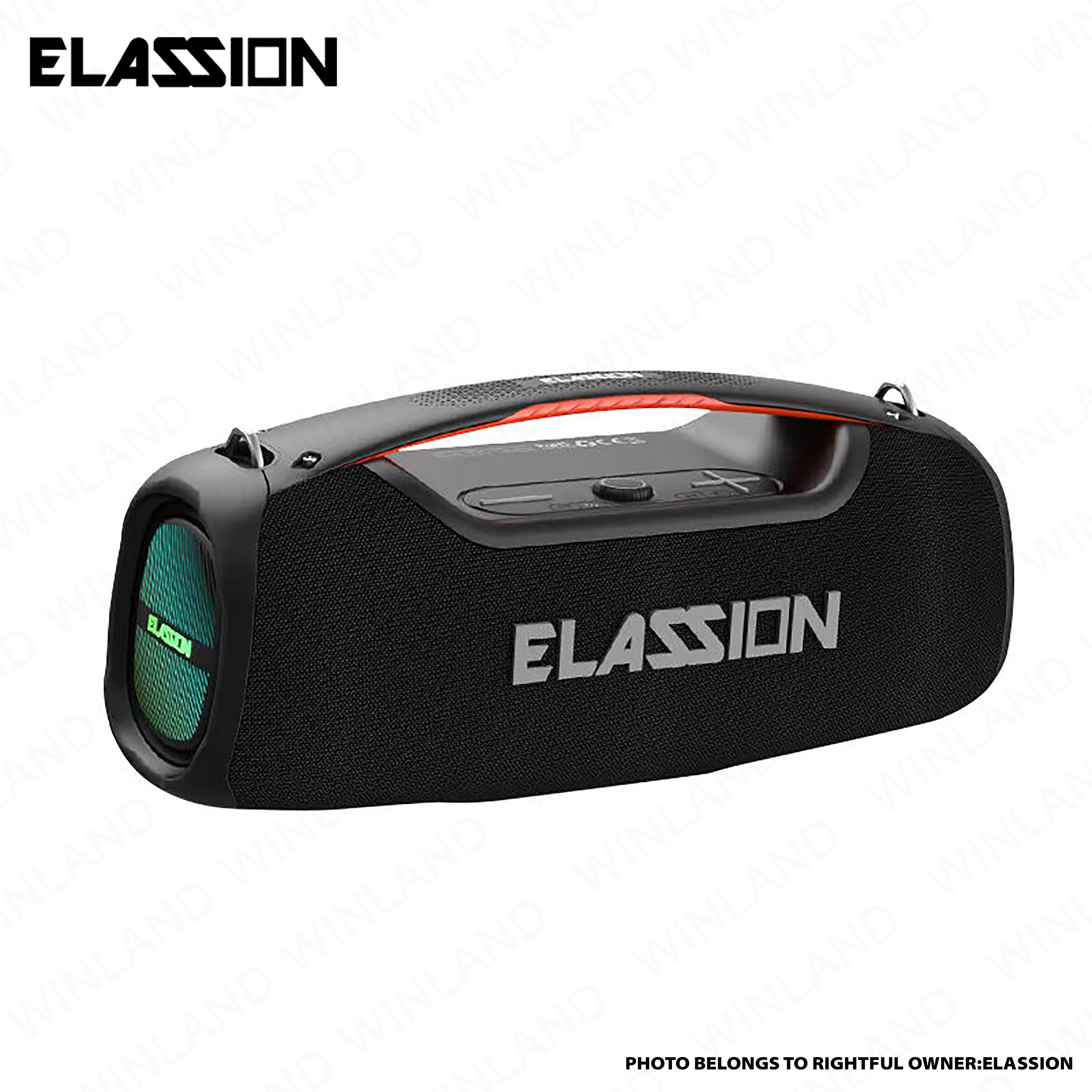 Elassion by Winland 5.1 Channel Portable On-the-Go Speaker 100W w ...