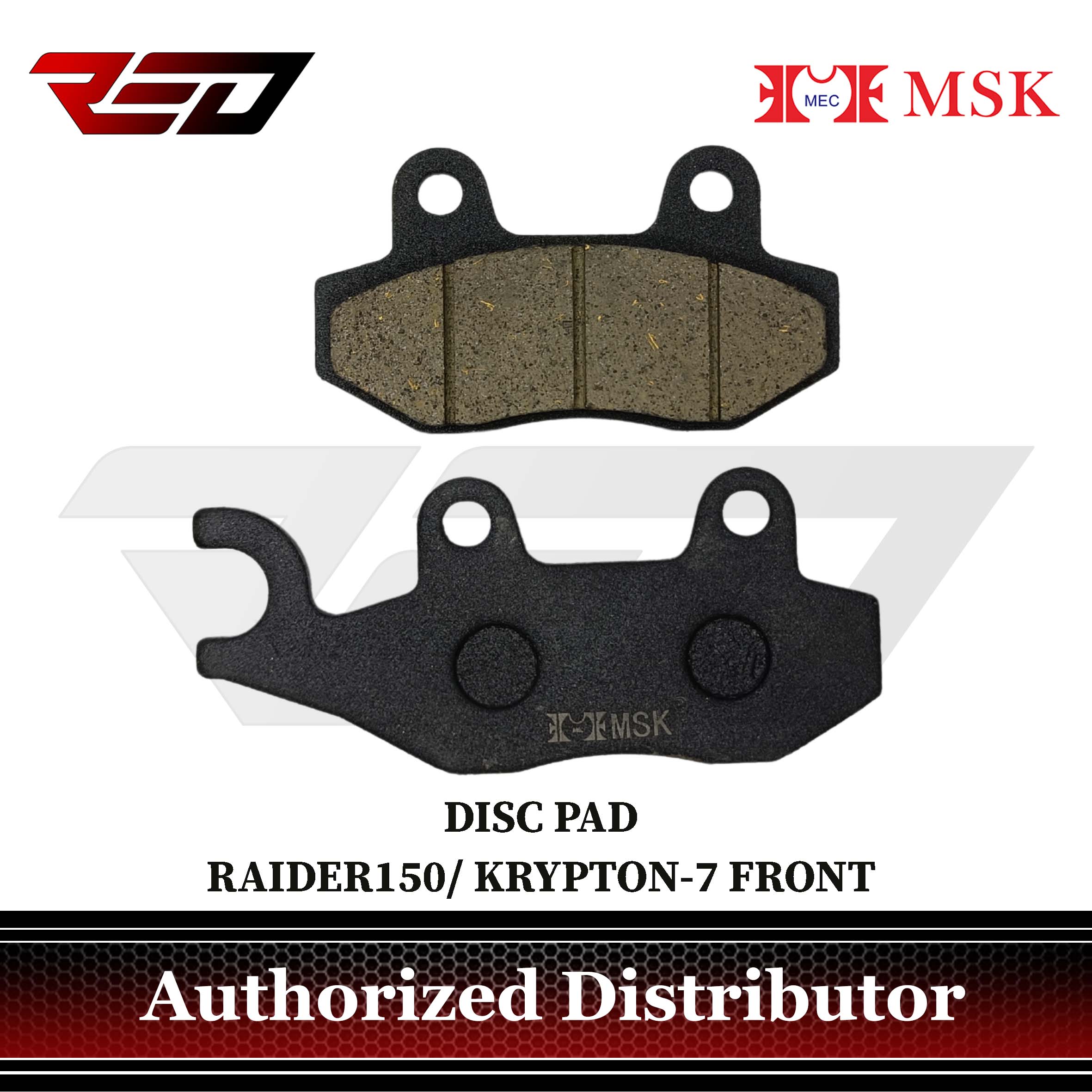 Disc Pad / Brake Pad MSK Raider 150 / Krypton - 7 Front | Shopee ...