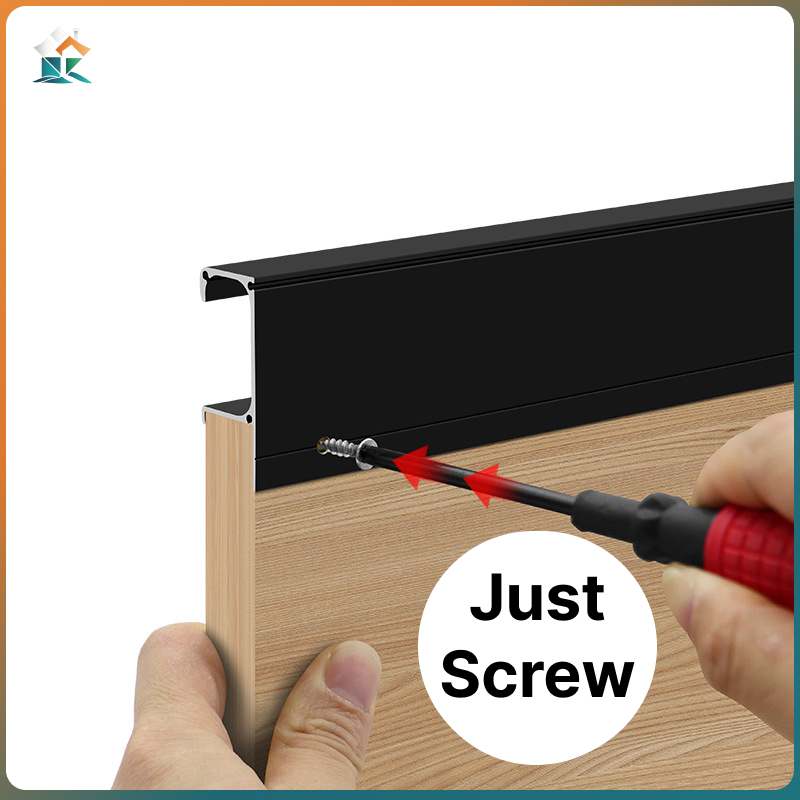 1.5M Long Aluminum Cabinet Door Knob F Type Handle Cabinet Door Handle ...