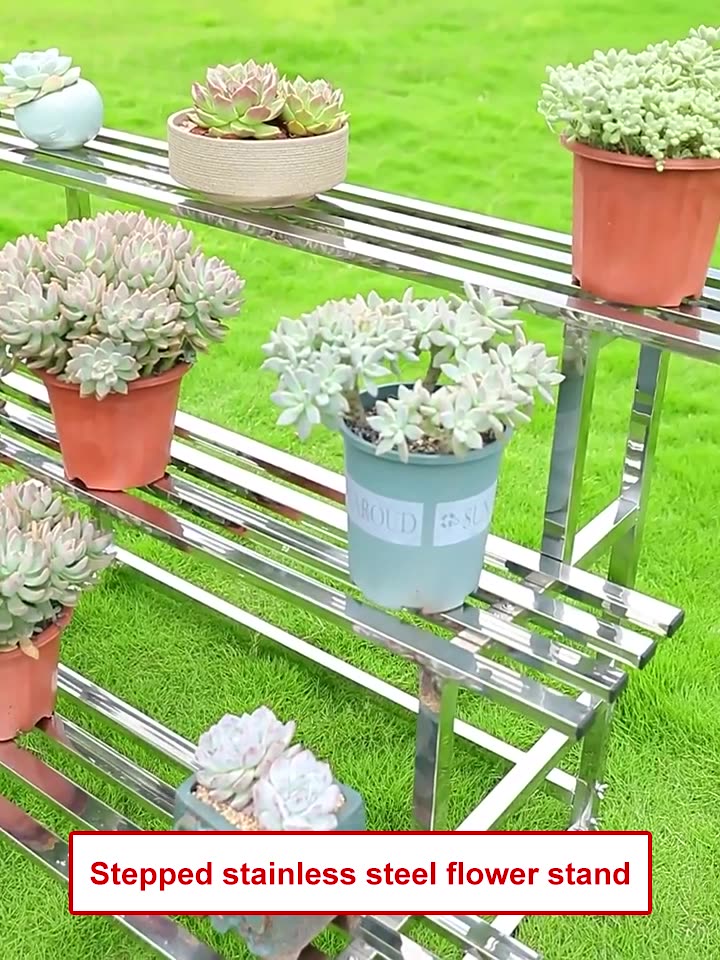 Plant Rack Stainless Steel Plant Stand Flower Stand Flower Pot Stand ...
