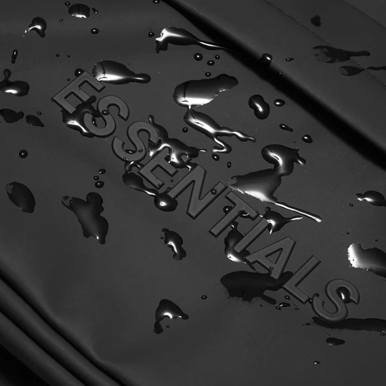 FOG EMBOSS LOGO essentials Double Track High Street Leather Backpack ...