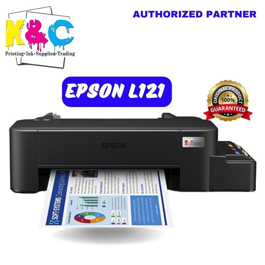 EPSON L121 EcoTank Ink Tank Printer with Bundle Hansol Pigment Ink Set ...