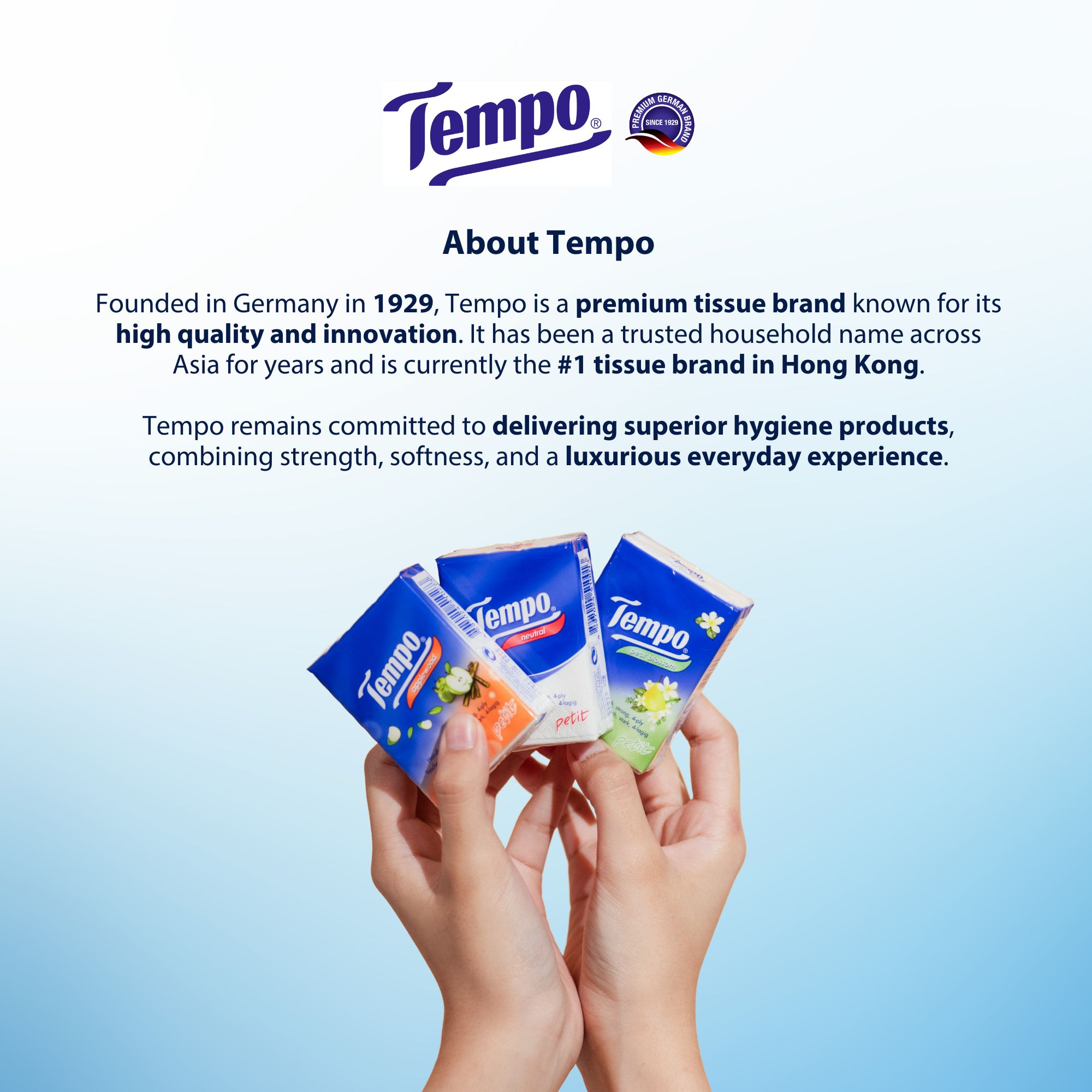 Tempo Petit Neutral Pocket Facial Tissue (4-Ply, x 18 Packs x 7 Sheets ...