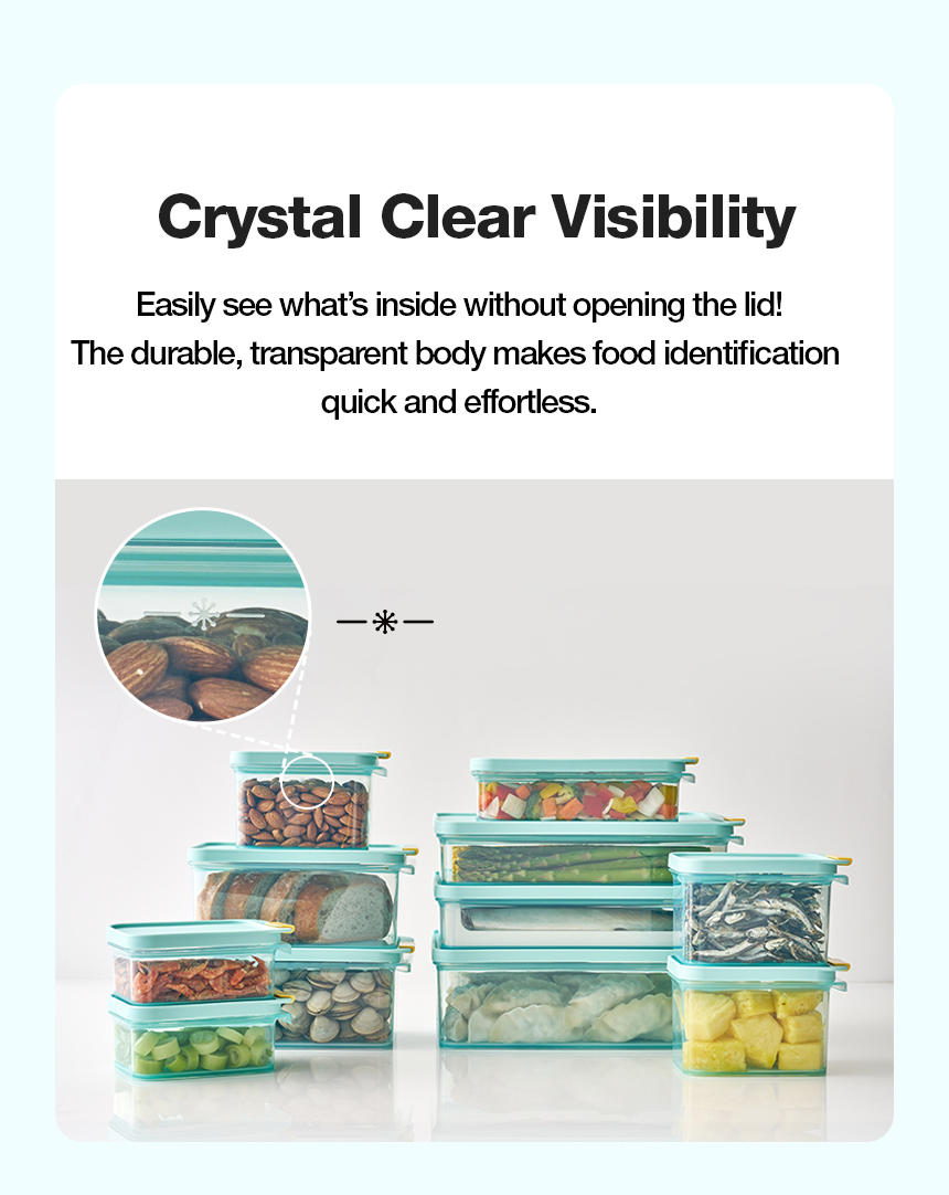 LocknLock Freezer Fit 1.65L with Cube Tray 15ml | Freezer Container ...