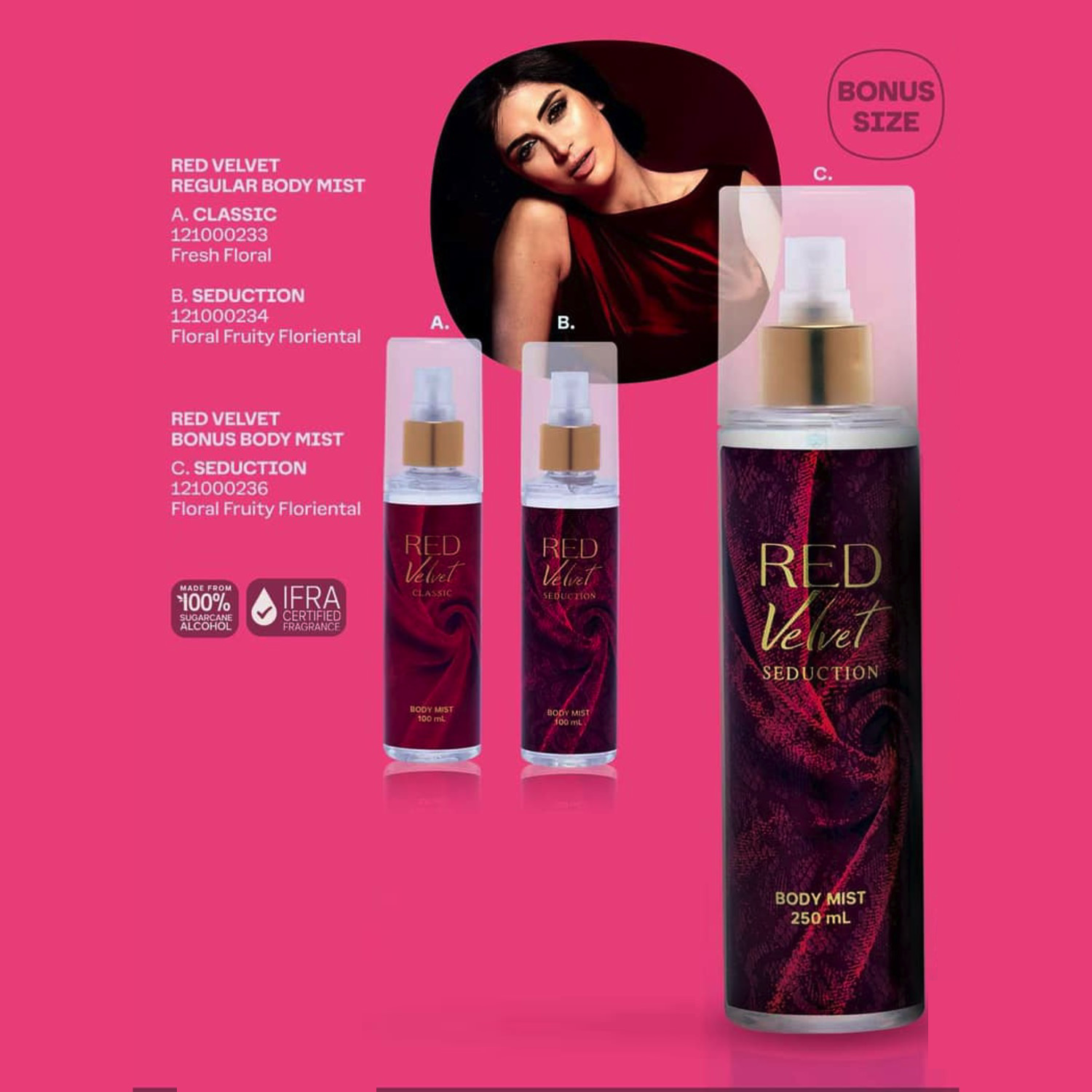 Red Velvet Classic Body Mist 100mL by Tupperware Brands | Shopee ...