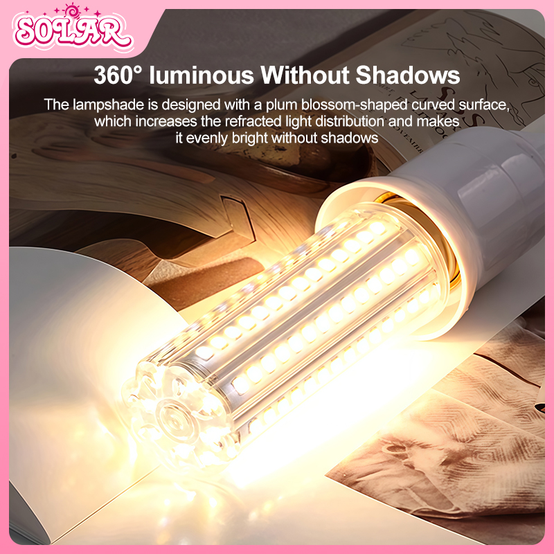 Tricolor Led Bulb E27 Color Changing Corn Bulb 3 Color Bulb Daylight ...