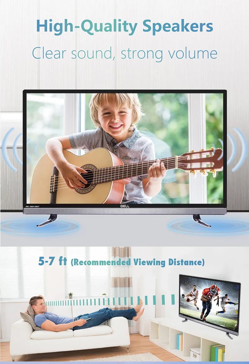 GELL 32 Inch Smart TV Flat Screen TV 32 Inch | Shopee Philippines