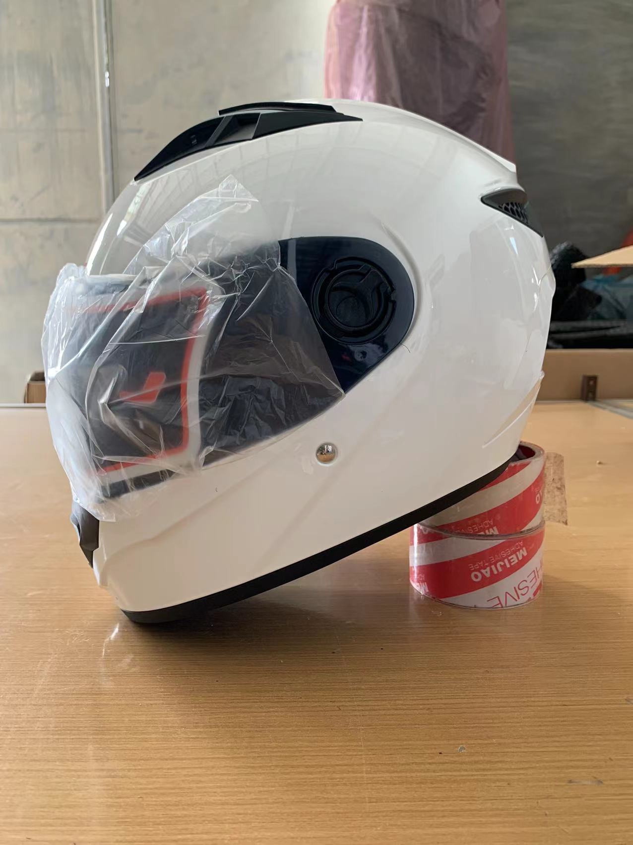 HNJ Official Full Face Helmet For Motorcycle Single Visor Women And Men ...