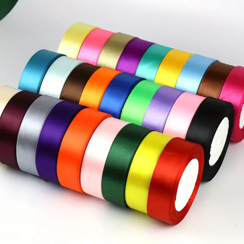 (25Yards/Roll) 4cm High Quality Bouquet Decoration Ribbon Diy Handmade ...