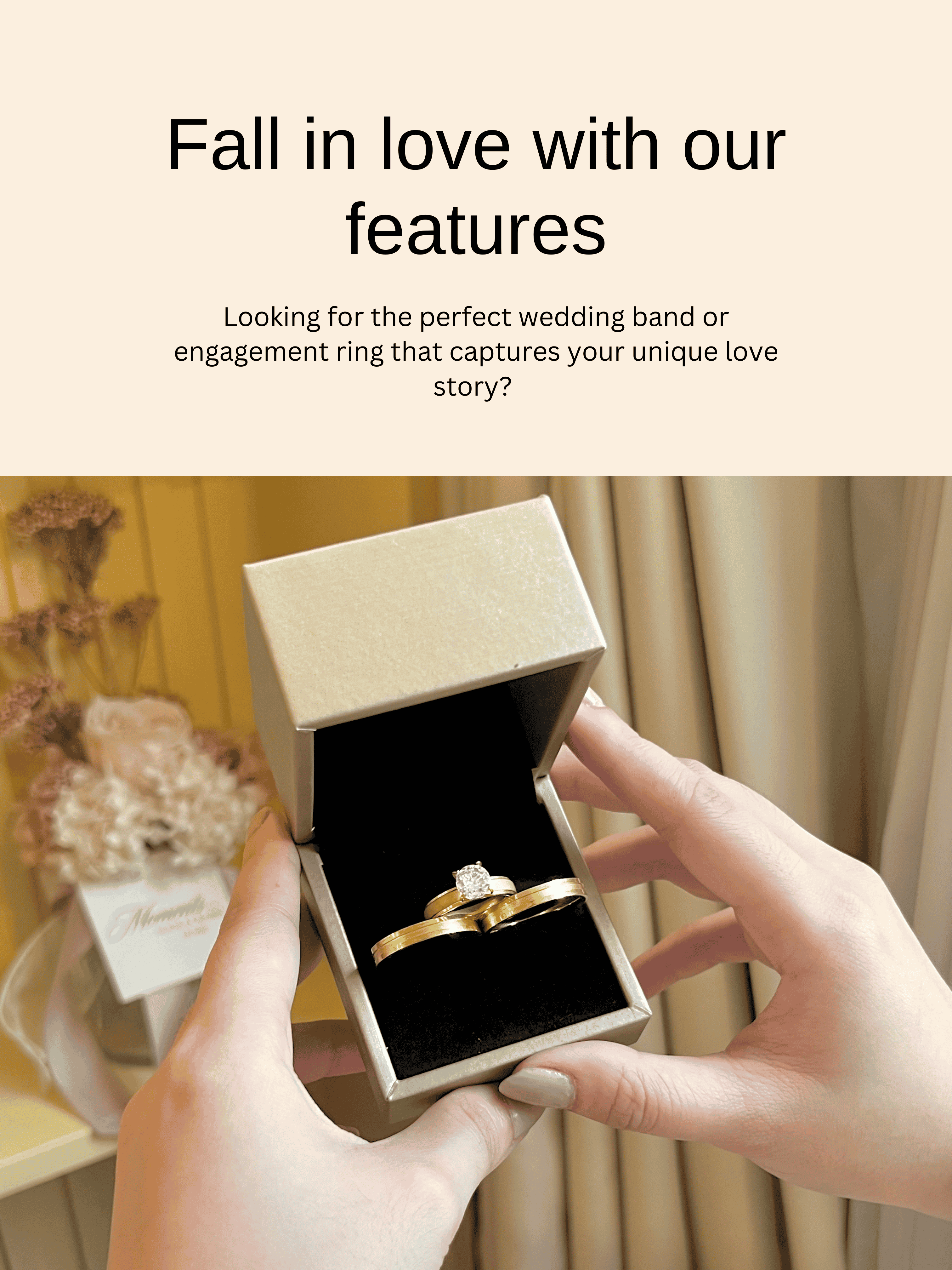 Glamorama Couple Rings: "Jacob" Engagement & Wedding Ring Set (Free ...