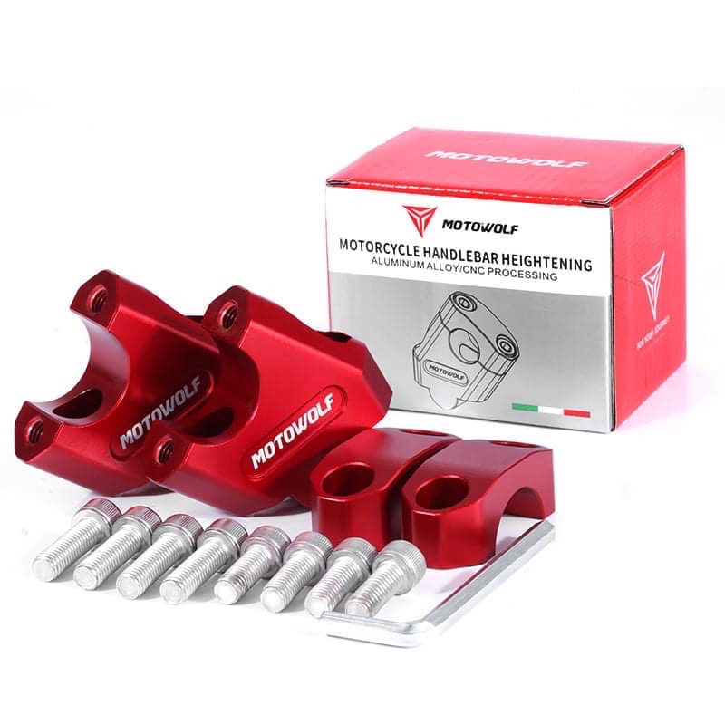 motowolf riser handlebar for honda adv 150/160 & bristol adx 28MM & for ...
