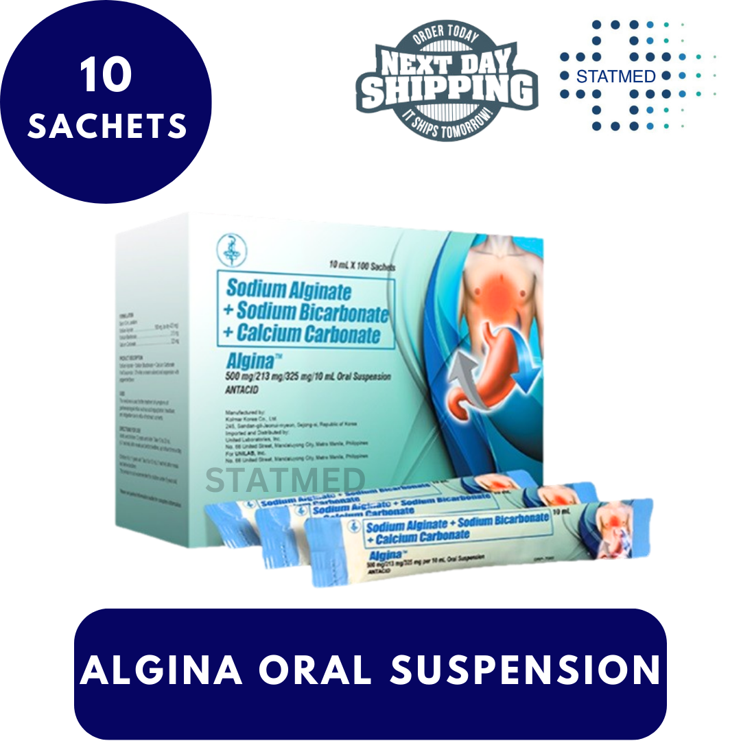 Algina Gaviscon Oral Suspension Antacid Sachet 10mL l 5 & 10 Sachets ...