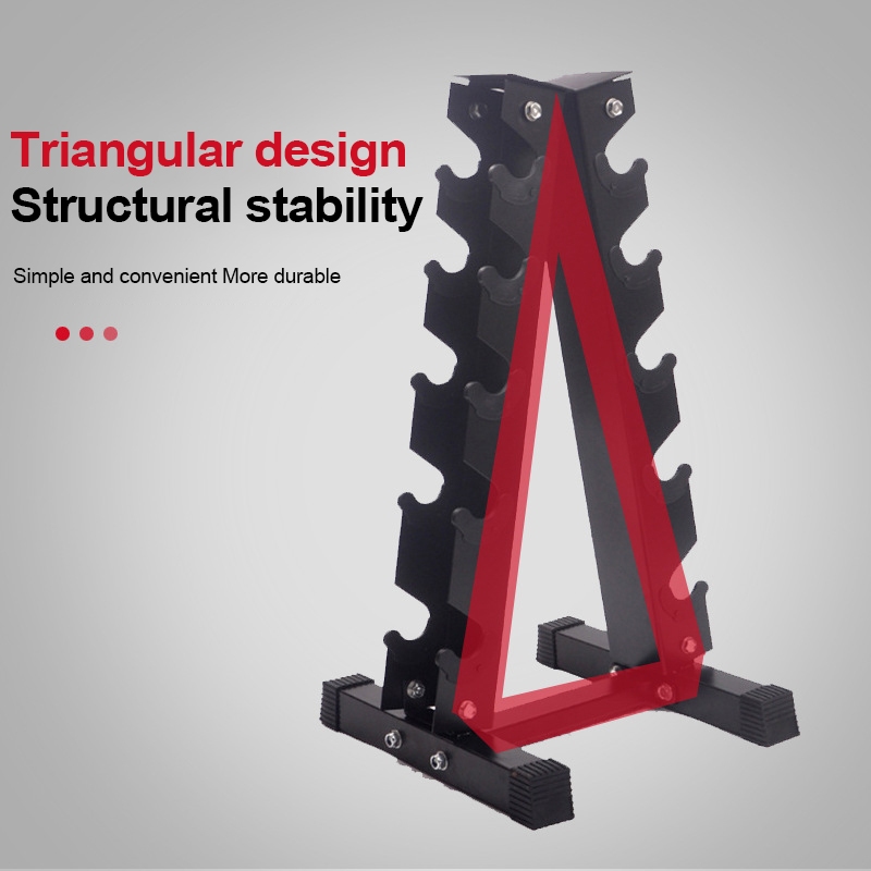 5/6 Pairs Dumbbell Rack Home A Type Dumbbell Rack Storage Gym ...