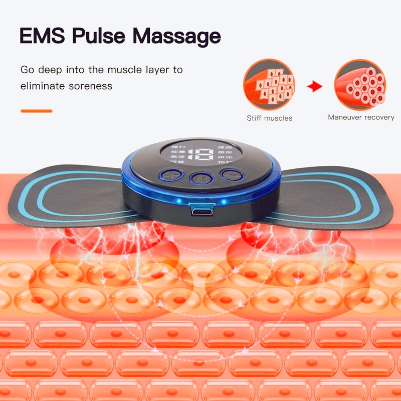 Mini Wireless Remote Control Massager Cervical Shoulder Body Massager ...