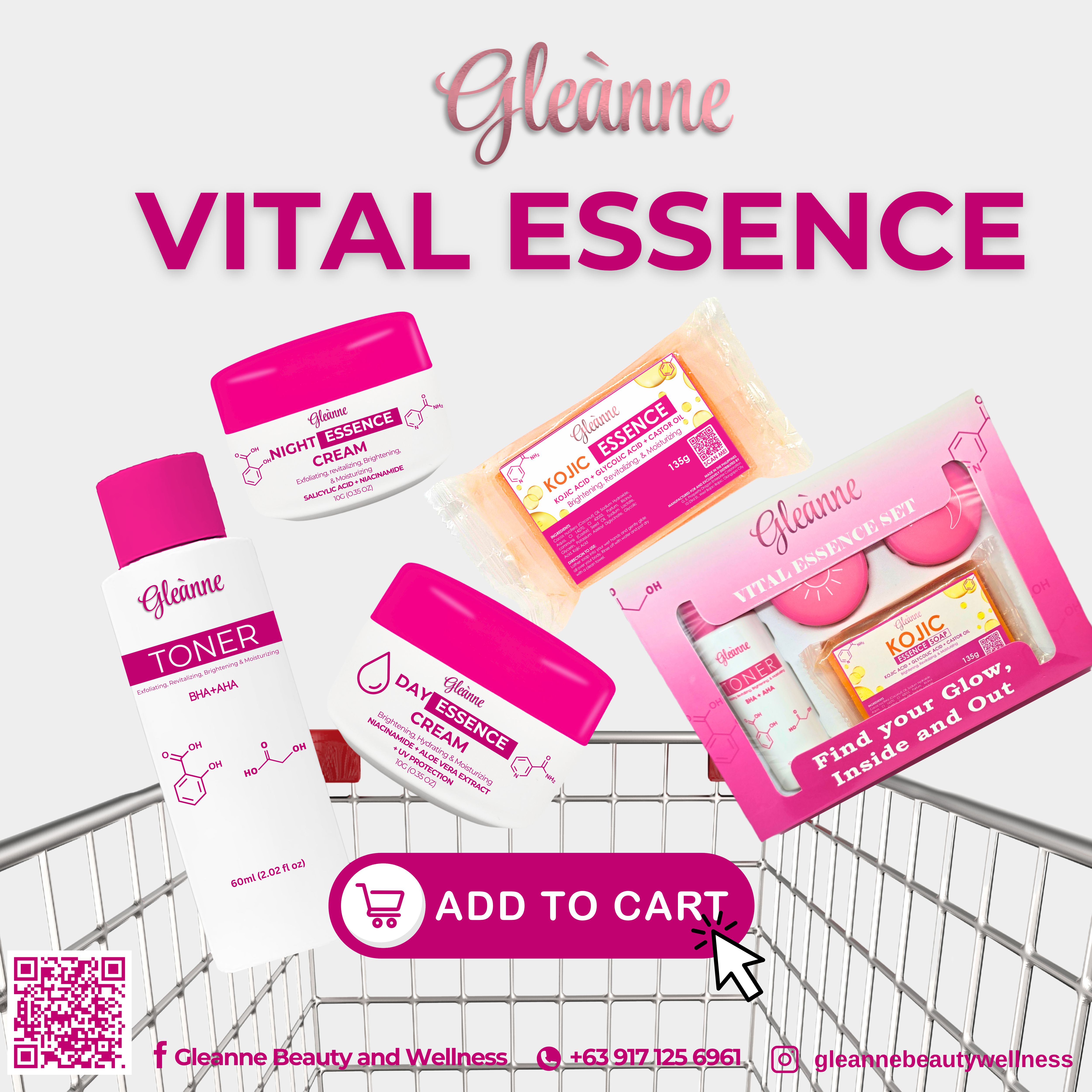 Gleanne Vital Essence Rejuvenating Set | Shopee Philippines