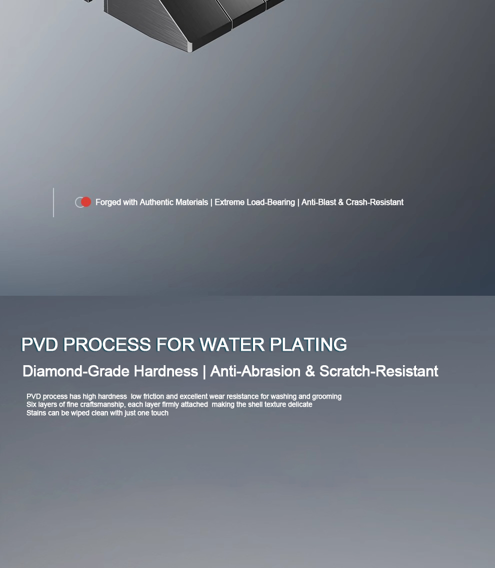 German Tech Shower Set with Digital Display Stainless Steel Bathroom ...