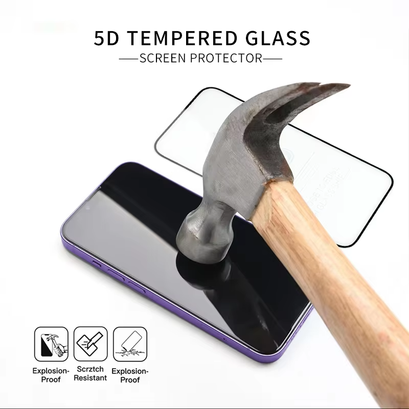 5D FULL TEMPERED SAMSUNG A36 A56 A26 A10 A10S A7 S20 S23 S24 S21 J7 J4 ...