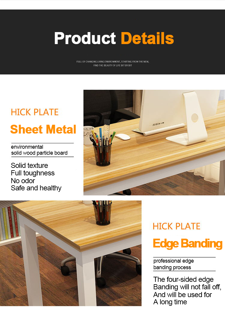 Computer Table Study Table Home Dining Steel Frame Gaming Desk Table