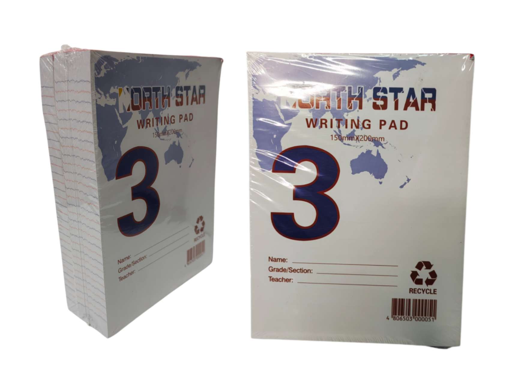 WRITING PAD PAPER GRADE-1,2, 3, 4, INTERMEDIATE, YELLOW PAD AND QUIZ ...