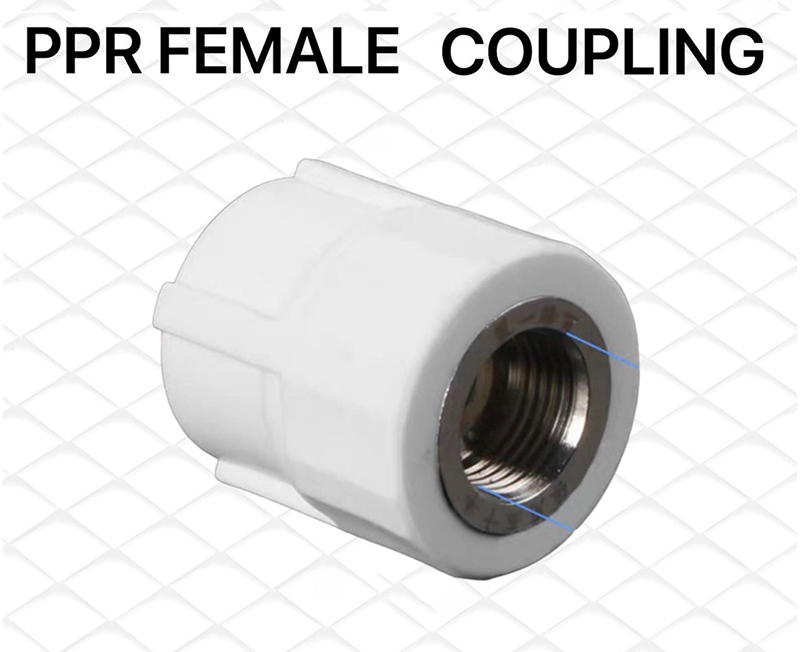 PPR pipe fittings 1/2 3/4 1 Male female elbows, male female coupling ...