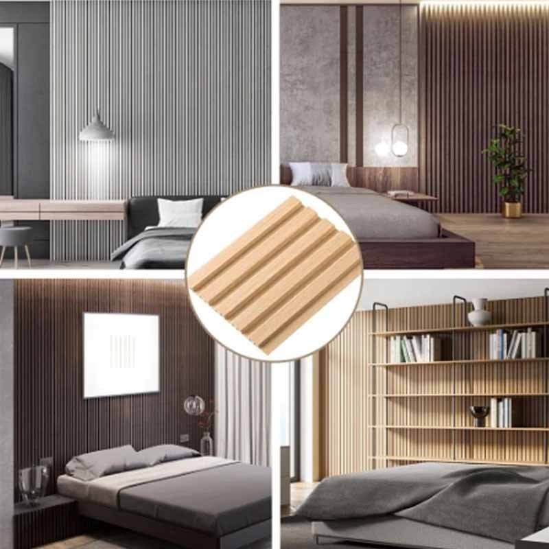 Eco-Friendly PVC Wood Wall Cladding with Grille Design - Waterproof ...