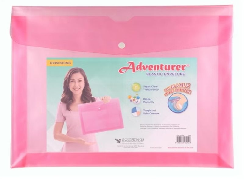 Adventurer Expanding Plastic Envelope Colored Smoked Long | Shopee ...