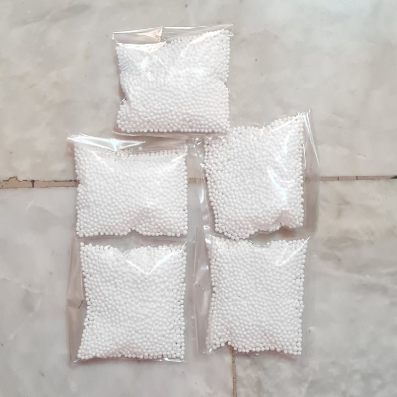 Styro Foam Beads Foam Balls Chips for Foam Slime DIY Crafts (5Packs ...