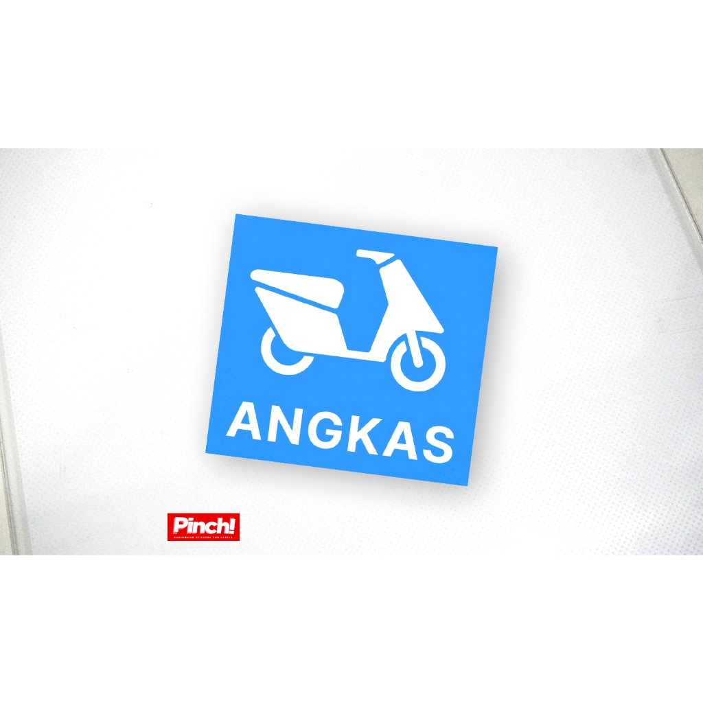 Sticker - Angkas MC Taxi Sticker 4pcs | Shopee Philippines