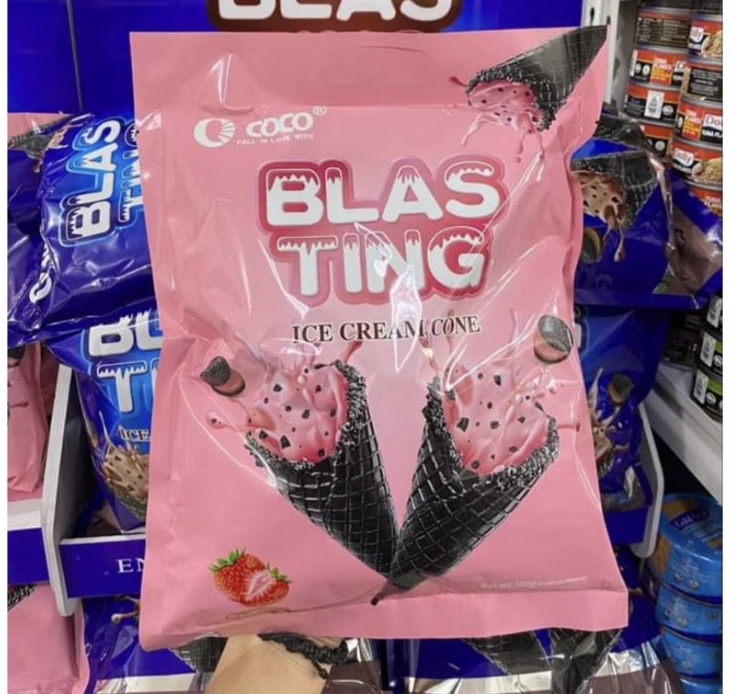 COCO BLASTING ICE CREAM CONE WITH CHOCOLATE FILLING (300g) SNACKS ...